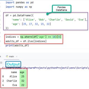 Np.where In Pandas Python [4+ Examples]