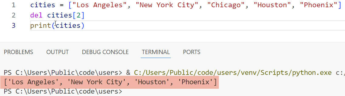 How To Remove An Element From A List By Index In Python?