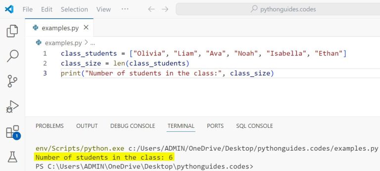 How To Find The Number Of Elements In A Python Array