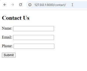 Python Django Form Validation