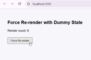 How to Force a React Component to Re-Render