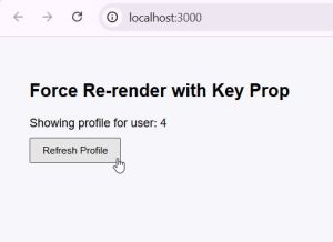 How to Force a React Component to Re-Render