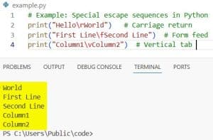 How to Use Escape Sequences in Python
