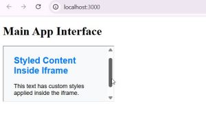 How to Use React Frame Component