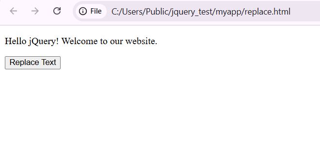 Jquery Replace Text In String