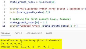 Ways to Initialize an Empty Python Array