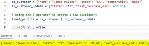 How to Merge Dictionaries in Python