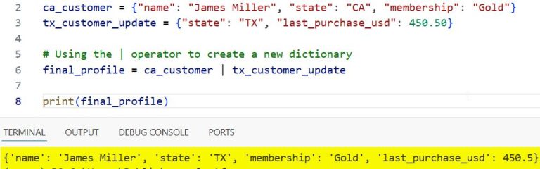 How to Merge Dictionaries in Python