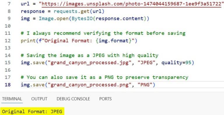 How to Save Images in Python