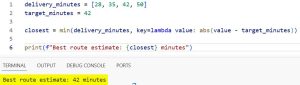 How to Find the Closest Value in an Array Using Python